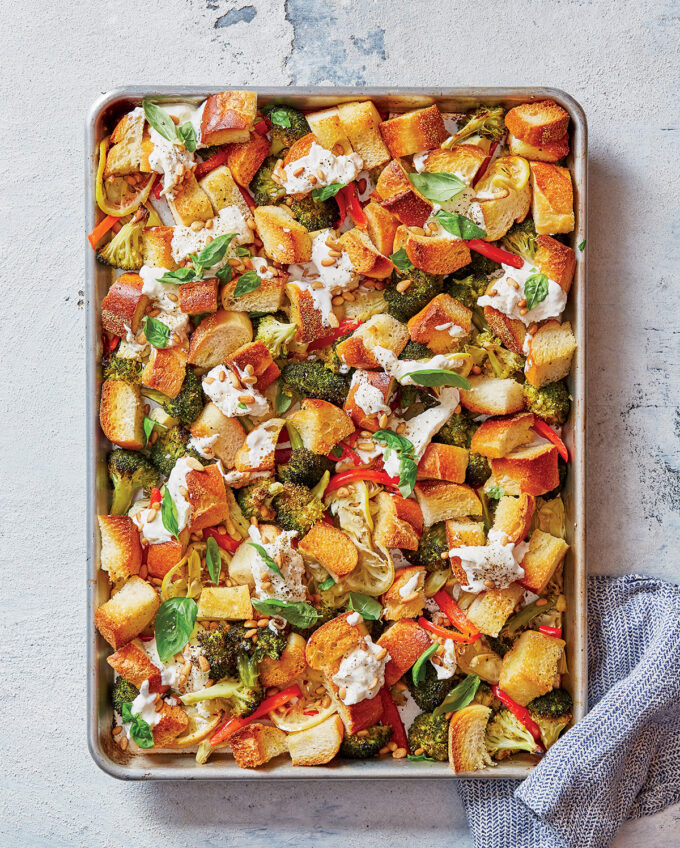 Burrata and Broccoli Sheet Pan Dinner | Cup of Jo
