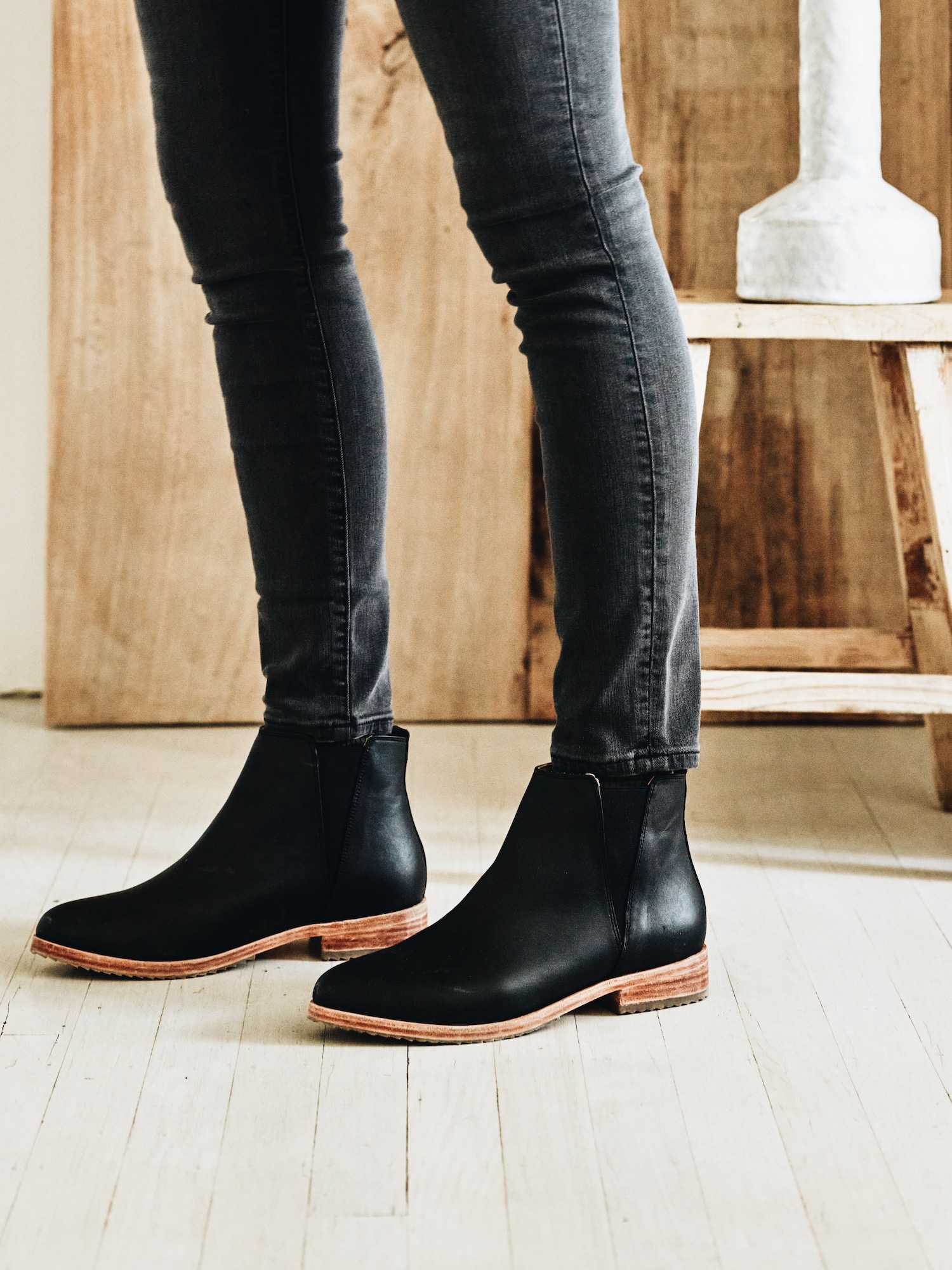 Betrachtung Gehen Unter Tage Chelsea Boots Trousers Melancholie Panther