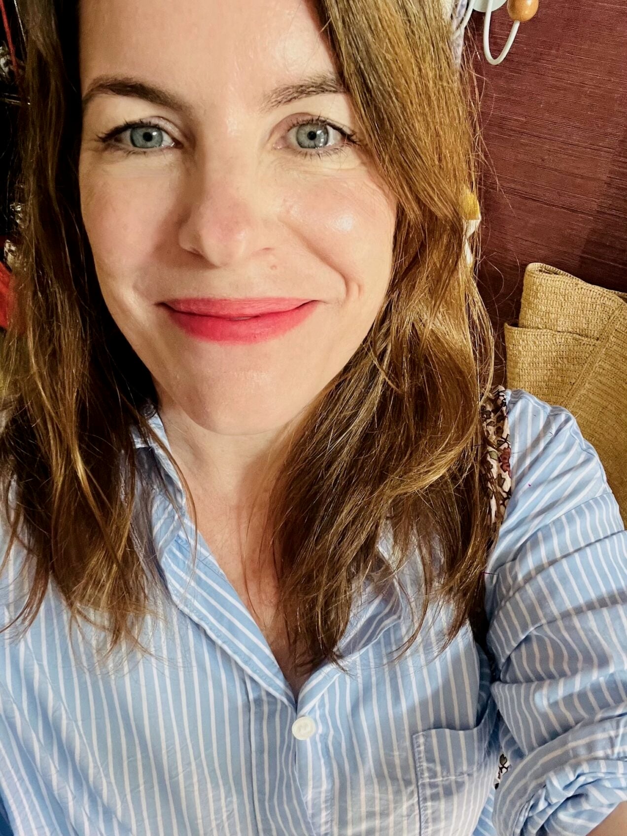 The Magic of an Oversized Blue Striped Shirt | Cup of Jo